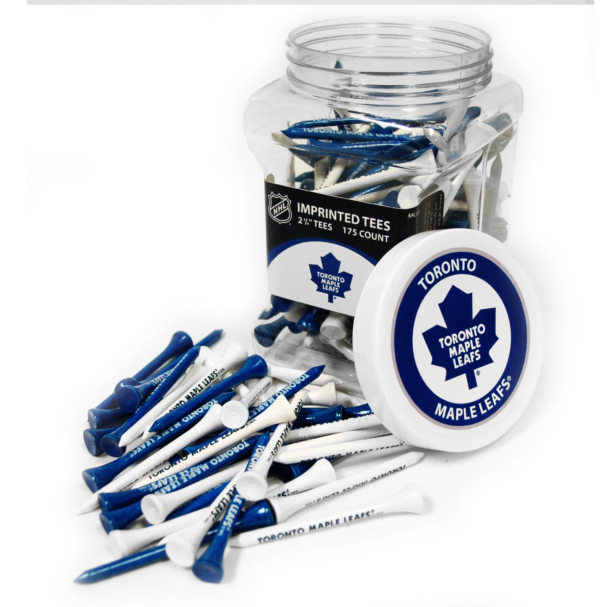 Toronto Maple Leafs 175 Tee Jar | Buy Golf Tees Online | Team Golf