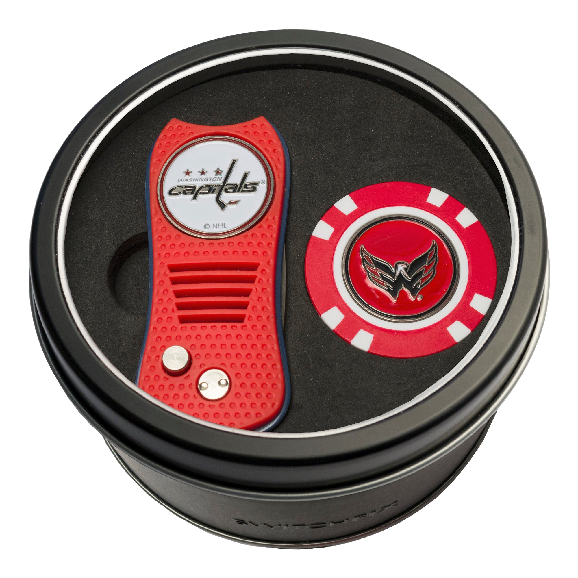 Washington Capitals Switchblade Divot Tool + Golf Chip Tin Gift Set ...