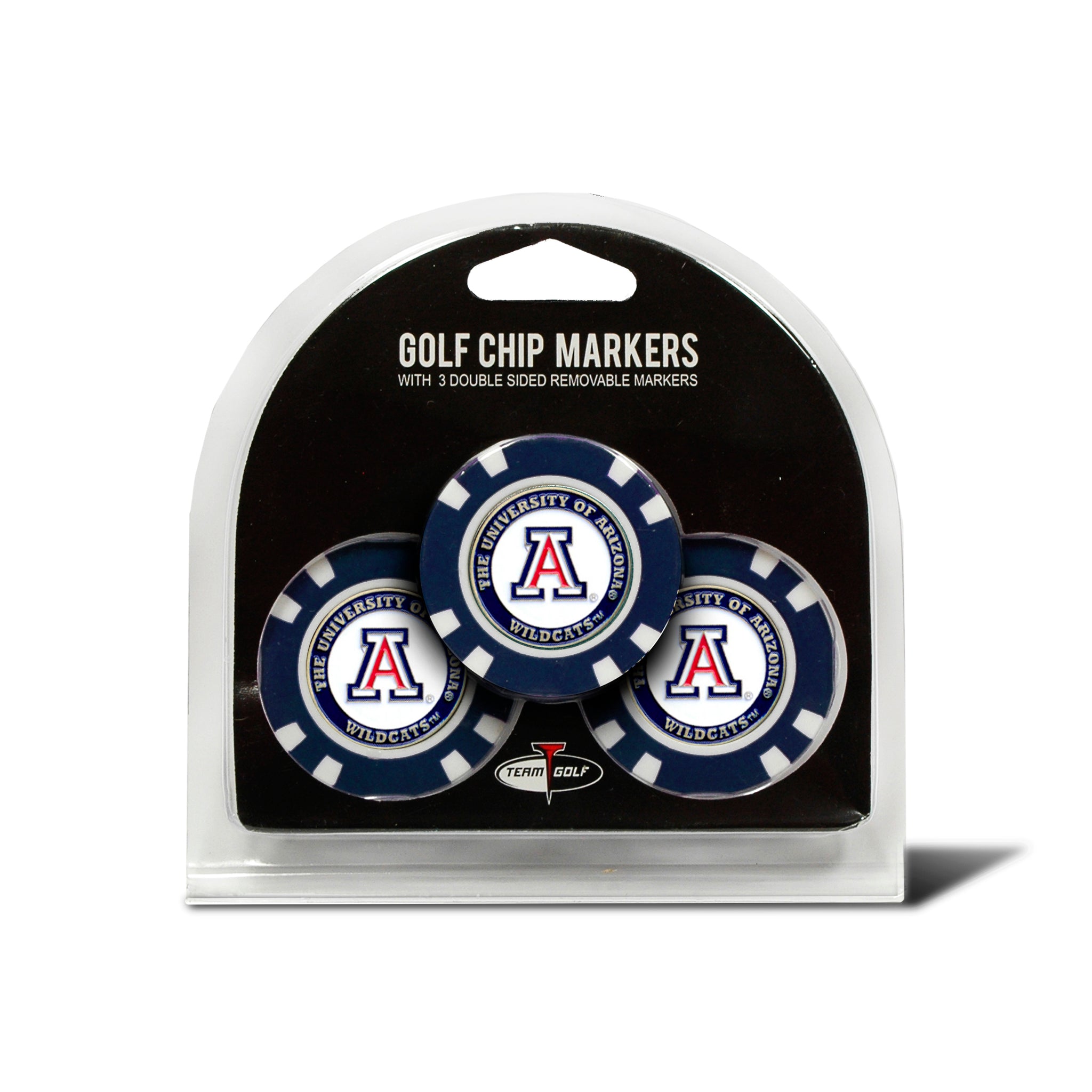 Arizona Wildcats 3 Pack Golf Chip Ball Markers | Buy Golf Ball Markers ...