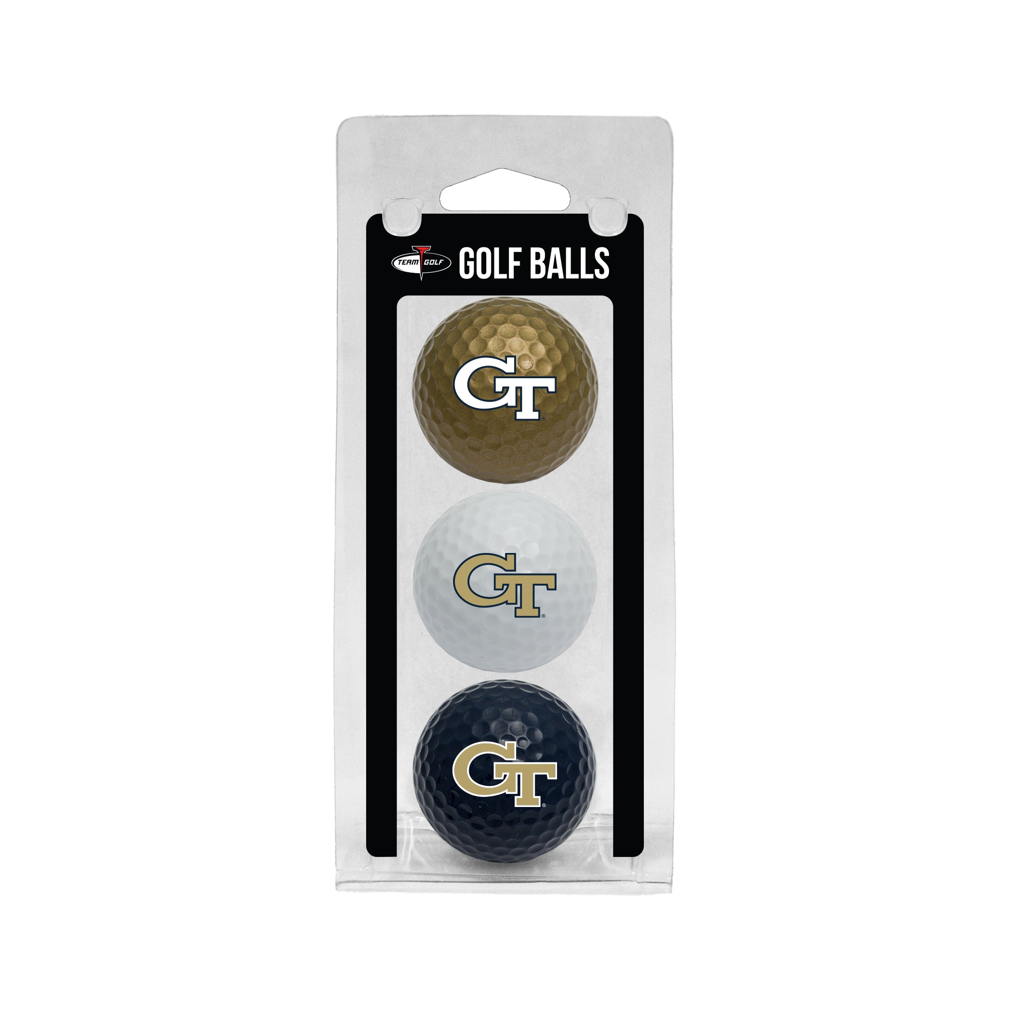 Georgia Tech Yellow Jackets Golf Balls 3 Pack | Buy Golf Balls Online ...