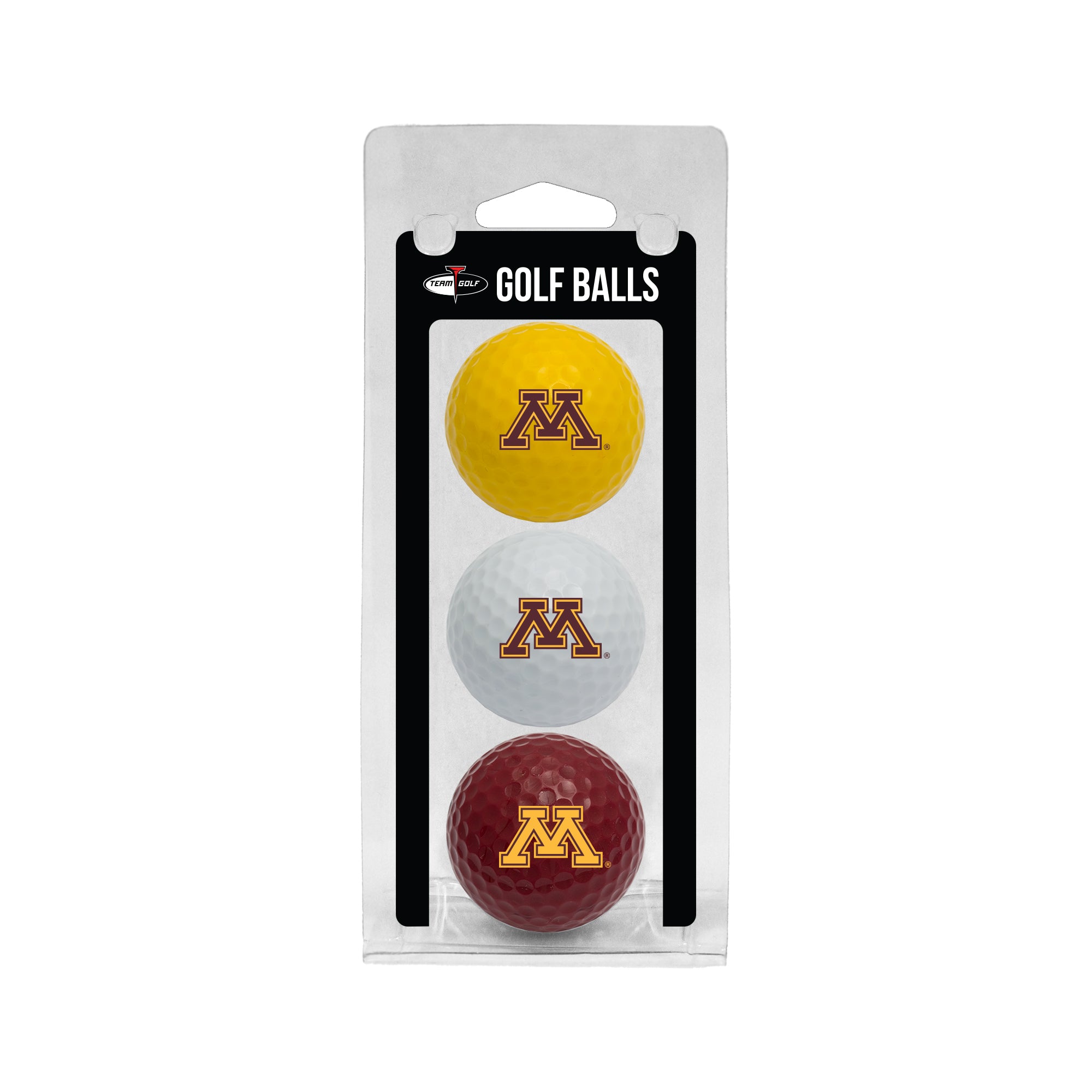 Minnesota Golden Gophers Golf Balls 3 Pack | Team Golf
