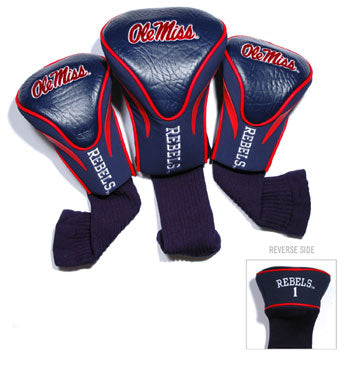Ole Miss Rebels 3 Pack Contour Sock Headcovers | Team Golf