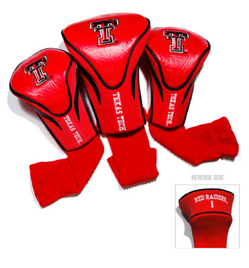 Texas Tech Red Raiders 3 Pack Contour Sock Headcovers | Team Golf