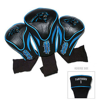Carolina Panthers 3 Pack Contour Sock Headcovers | Team Golf