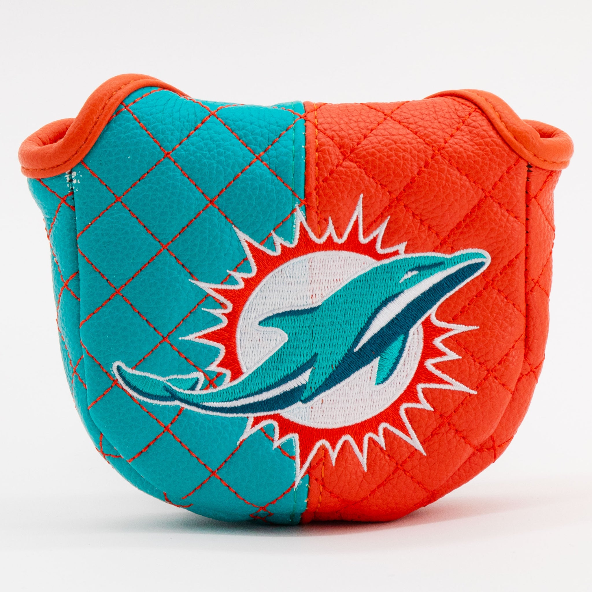 Miami Dolphins Quilted Mallet Putter Cover (SPLIT) | Team Golf