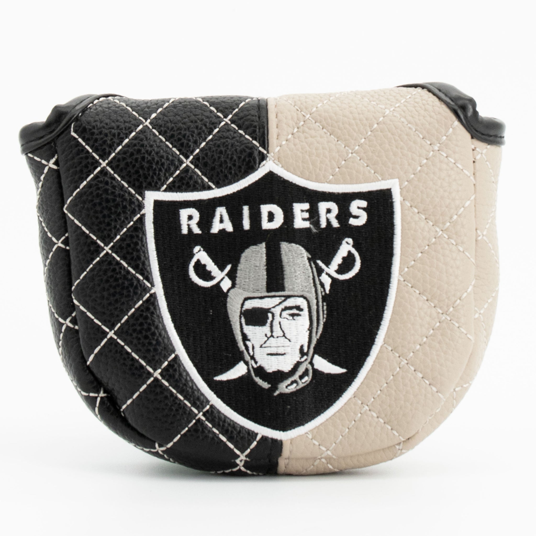 Las Vegas Raiders Quilted Mallet Putter Cover (SPLIT) | Team Golf