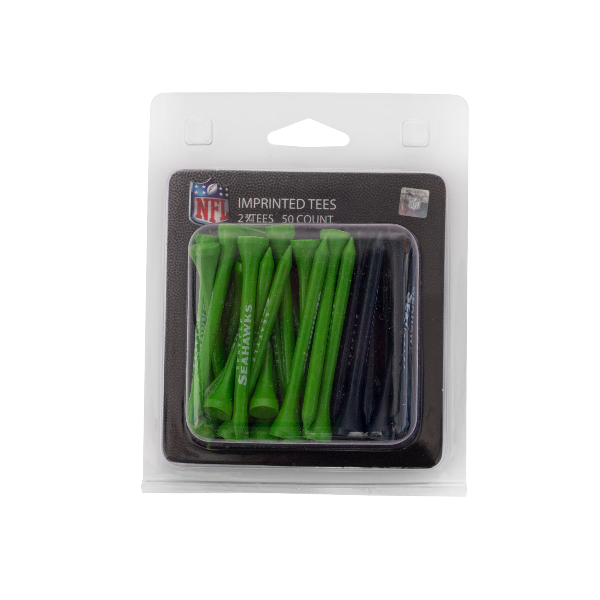 Seattle Seahawks 50 Tee Pack | Buy Golf Tees Online | Team Golf
